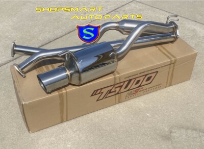 TSUDO EVO PERFORMANCE CATBACK EXHAUST MUFFLER 2008 HONDA CIVIC COUPE DX ...