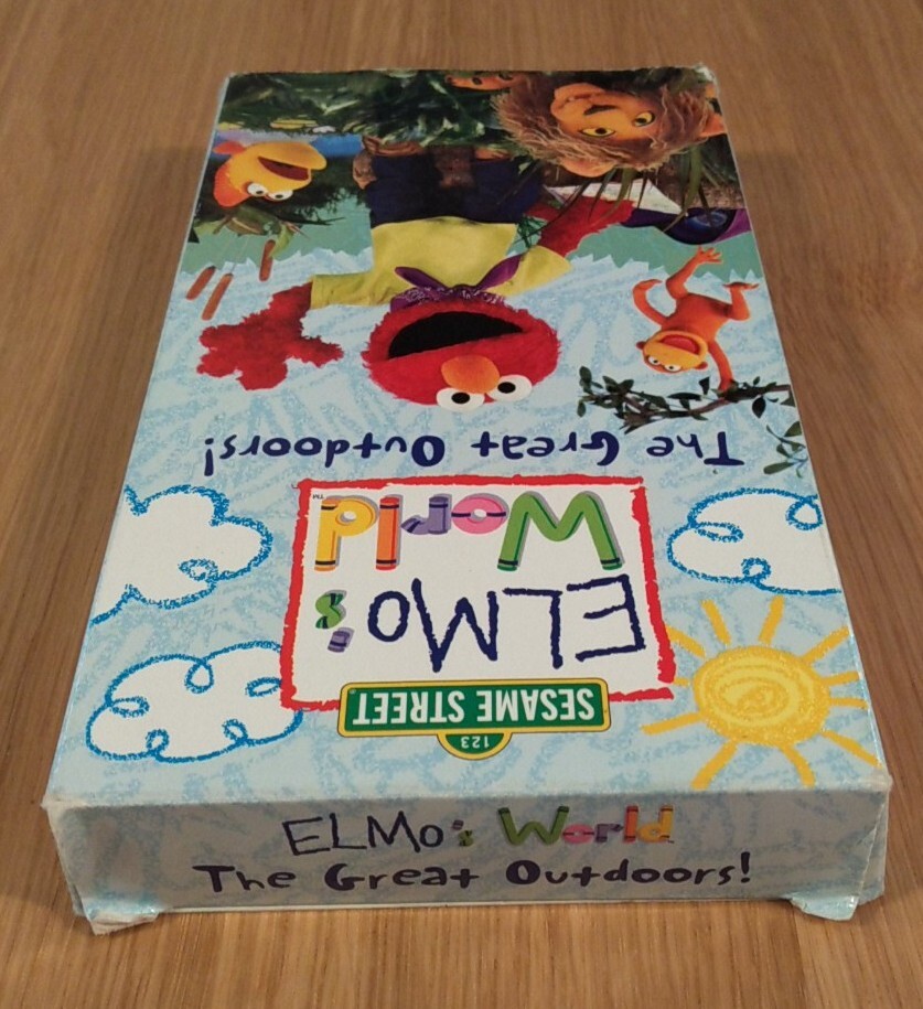 Elmo's World The Great Outdoors! VHS 03 Sesame Street Elmos Fish ...