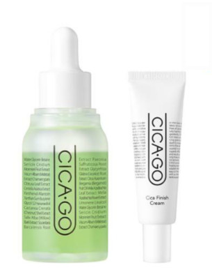 Cica.go Cica Double Effect Ampoule 30ml + Cica Finish Cream 20ml ...