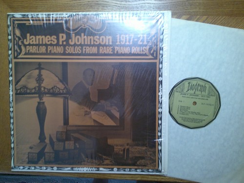BIOGRAPH LP RECORD/JAMES P JOHNSON/1917-21 PARLOR PIANO ROLLS SOLOS/EX | eBay