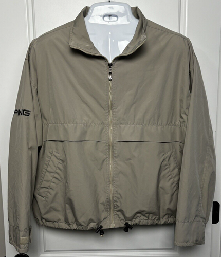 Ping Collection Golf Full Zip Back Pocket Windbreaker Jacket- Men's ...