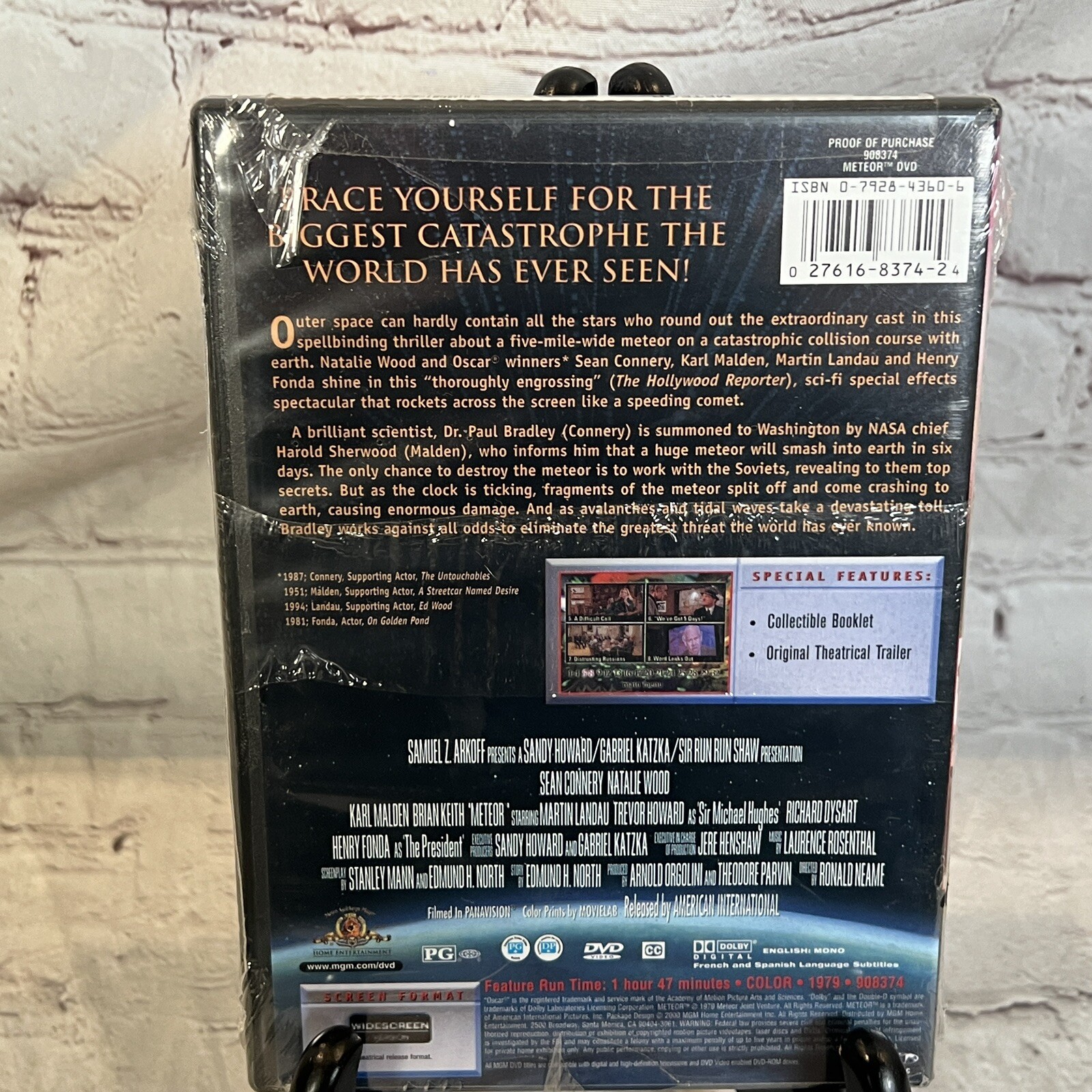 Meteor Sean Connery Natalie Wood Karl Malden Brian Keith DVD 2000 New ...