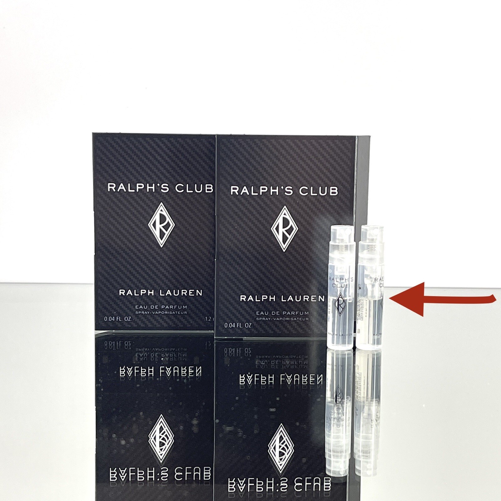 2PCS)Ralph Lauren RALPH'S CLUB Eau De Parfum 0.04oz-1.2ml Spray SAMPLE ...