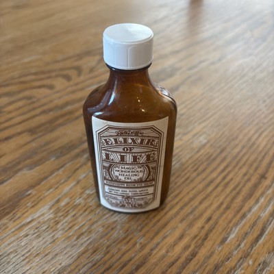 Vintage Elixir Of Life Magic Wonderous Healing Oil Empty Bottle | eBay
