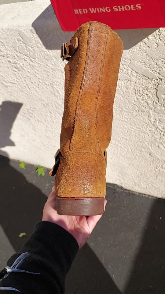 ULTRA RARE DISCONTINUED RED WING 2992 ENGINEER BURNT ORANGE MULESKINNER ...