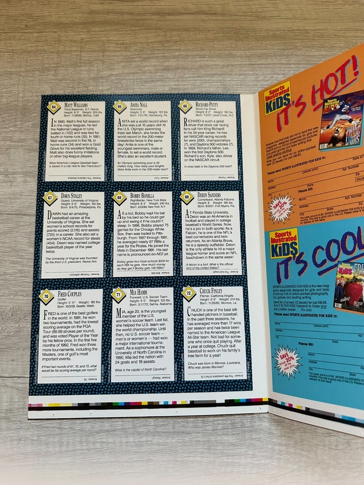 1992 Mia Hamm SI FOR KIDS MAY ROOKIE RC #71 SPORTS ILLUSTRATED Uncut ...