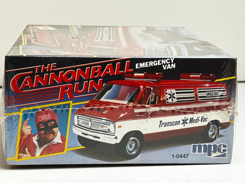 MPC #1-0447, "Cannonball Run" 1981 Dodge Emergency Van Model Kit ...