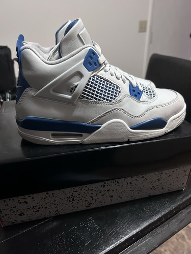 Nike Air Jordan 4 Retro GS Military Blue 2024 Men's Shoes Size 7 | eBay