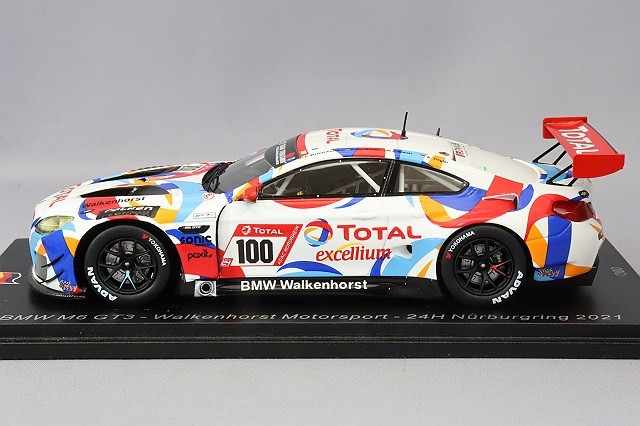 Spark SG773 1/43 BMW M6 GT3 NO.100 WALKENHORST MOTORSPORT 24H ...