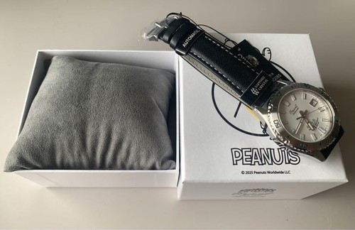 Orient PEANUTS Snoopy Mako40 Watch with Box & Warranty Used From Japan ...