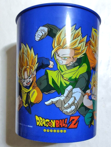 Dragon Ball Z Garbage Trash can Dust box Plastic Goku Gohan Retro Anime ...
