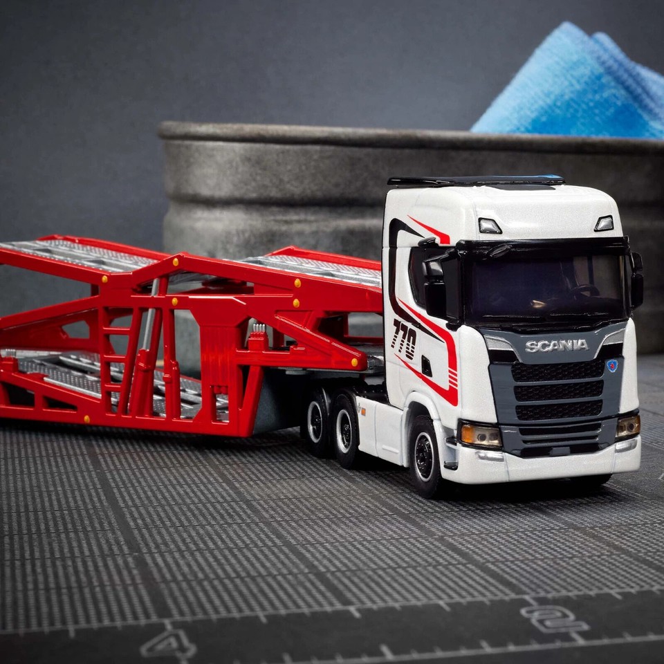 Hot Wheels RLC Elite 64 Scania 770 S Auto Transport Car Carrier New ...