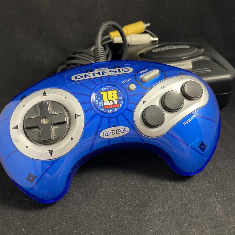 2003 Sega Genesis Mini Console Radica 16 Bit Power 6-in-1 Plug & Play ...
