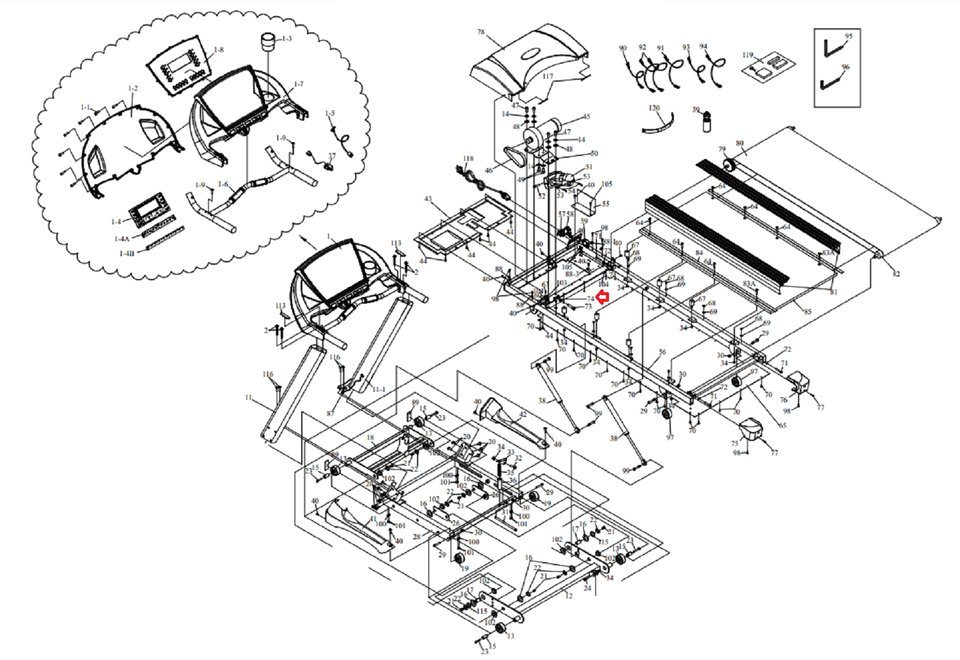True Fitness PS75 FT200LE LC1100 CS650 PS900 Treadmill Nut M8XP1.25 ...