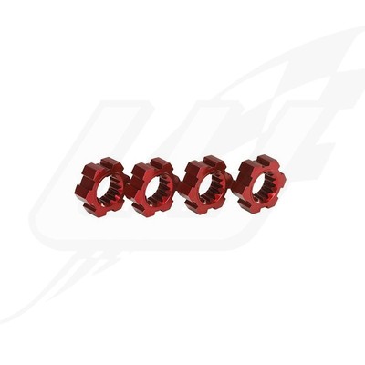 FR- Traxxas Trascinatori Hex 24mm Alluminio Rosso Xmaxx (4) - 7756R | eBay