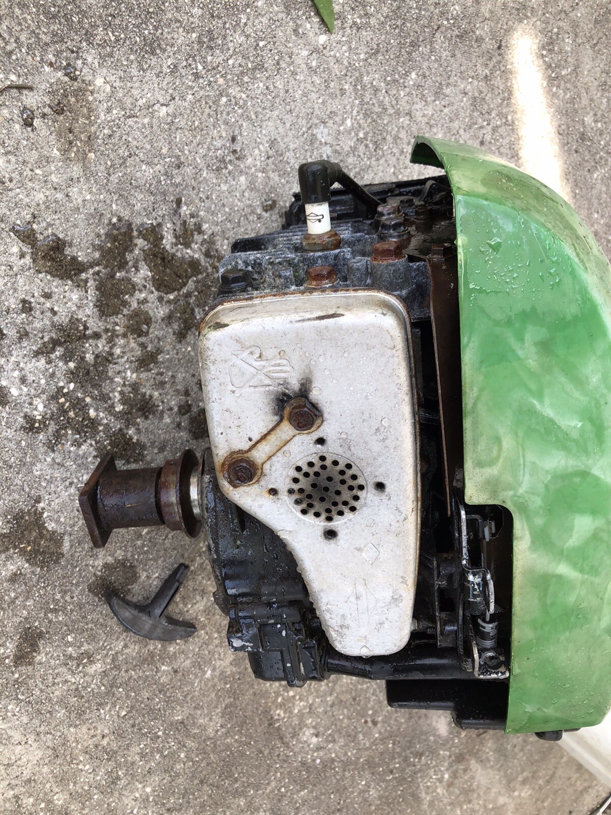 John Deere JS45 Briggs and Stratton 6.75 Hp Vertical Shaft Engine | eBay