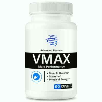 Vmax Male Performance Advanced Formula for Men, Stamina & Energy 60ct ...