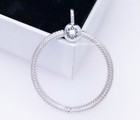 100% Authentic PANDORA 925 Moment O Pendant Charm Holder 398296 398256 ...