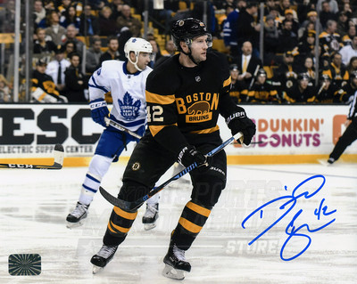 David Backes Boston Bruins Signed Autographed Home Action vs Toronto ...