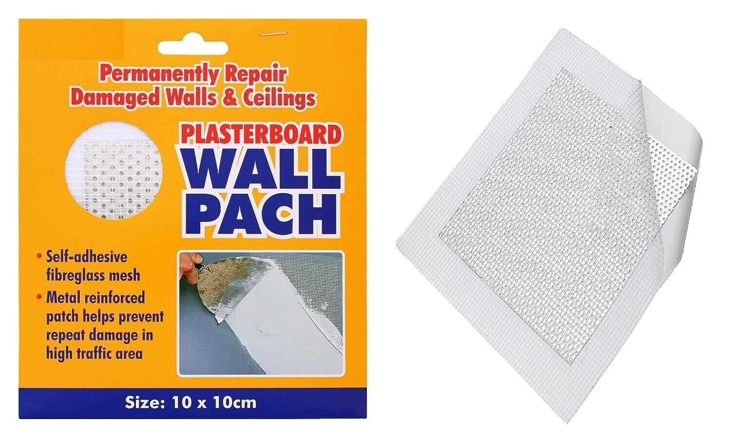 Plasterboard Wall Patch Self-adhesive Metal Mesh Repair Damaged Walls ...