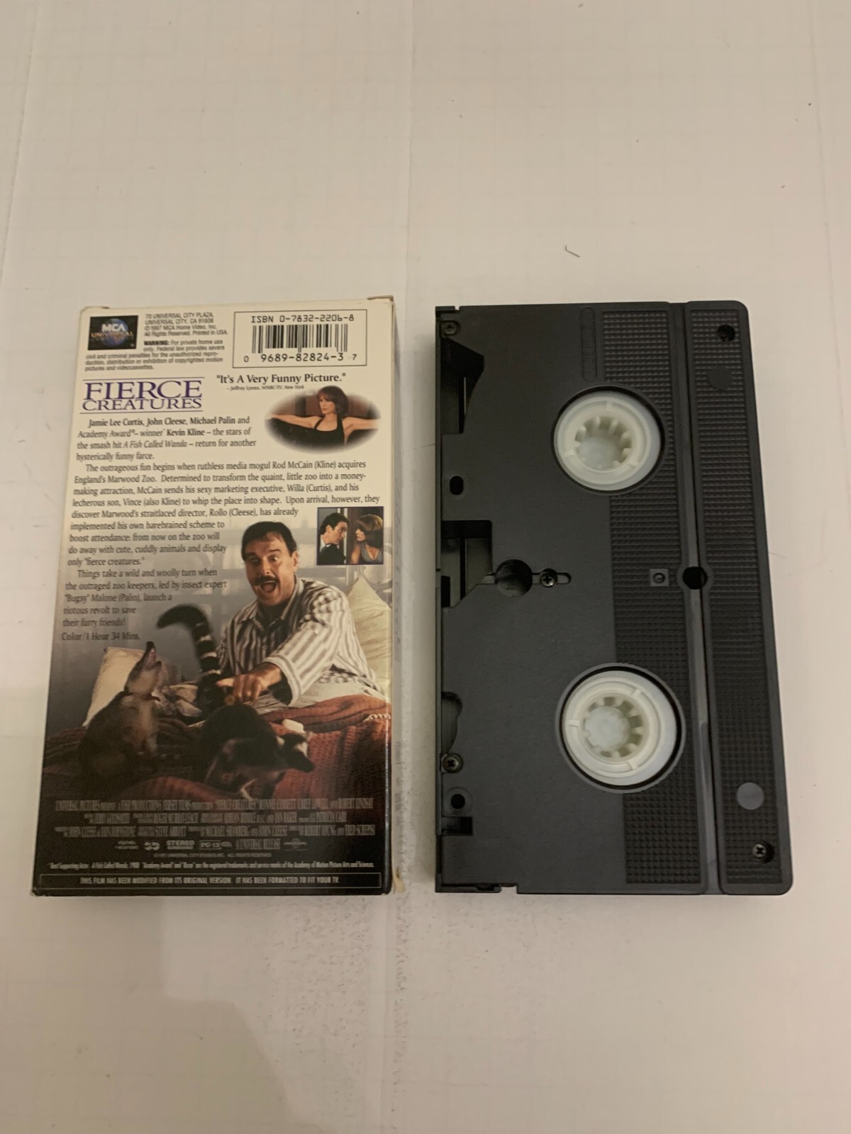1997 Fierce Creatures VHS Tape John Cleese Kevin Kline | eBay