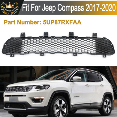 Front Bumper Lower Grille Grill Black 5UP87RXFAA Fit For 2017-2023 Jeep ...
