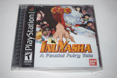 Inuyasha A Feudal Fairy Tale Playstation PS1 Game New Y-Fold Shrinkwrap ...