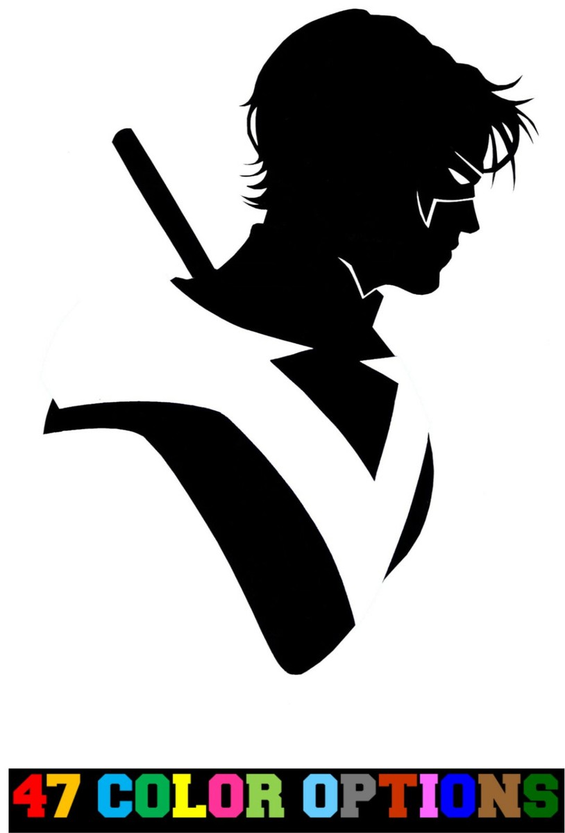 Nightwing Red Car Decal Nightwing New 52 DC Essentials DC