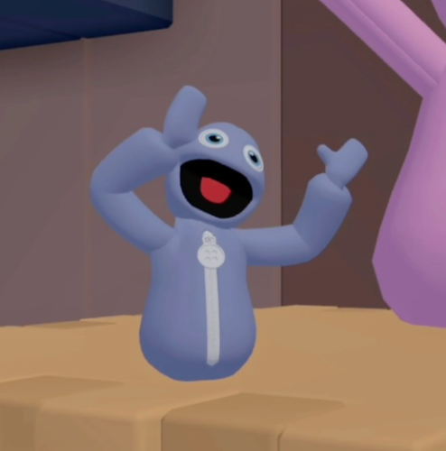 Authentic -YEEPS- META QUEST VR Video Game Blue Plushie Toy Code | eBay