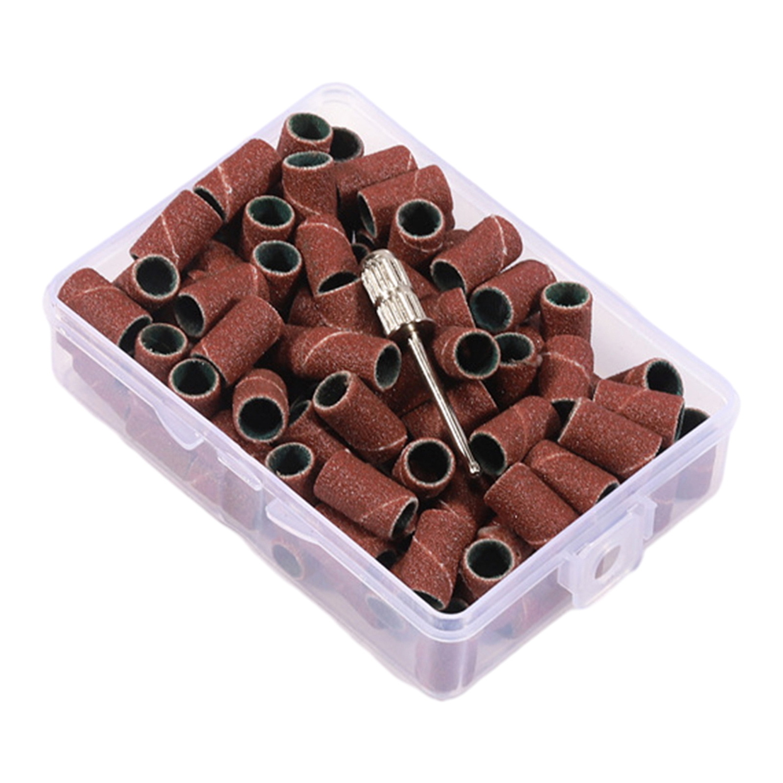 Nail Supplies Sand Bands Manicure Pedicure Drill Bit Set with 100pcs ...