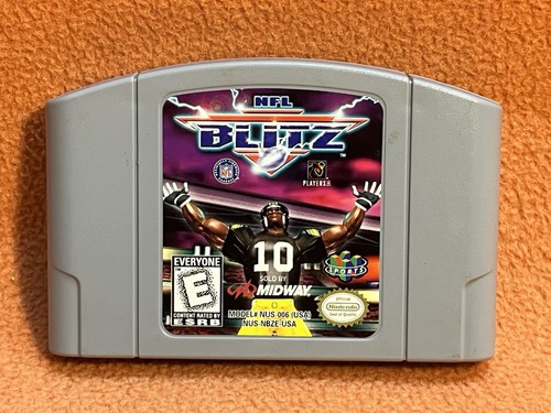 NFL Blitz Football Nintendo 64 N64 Original Authentic Classic Game! | eBay