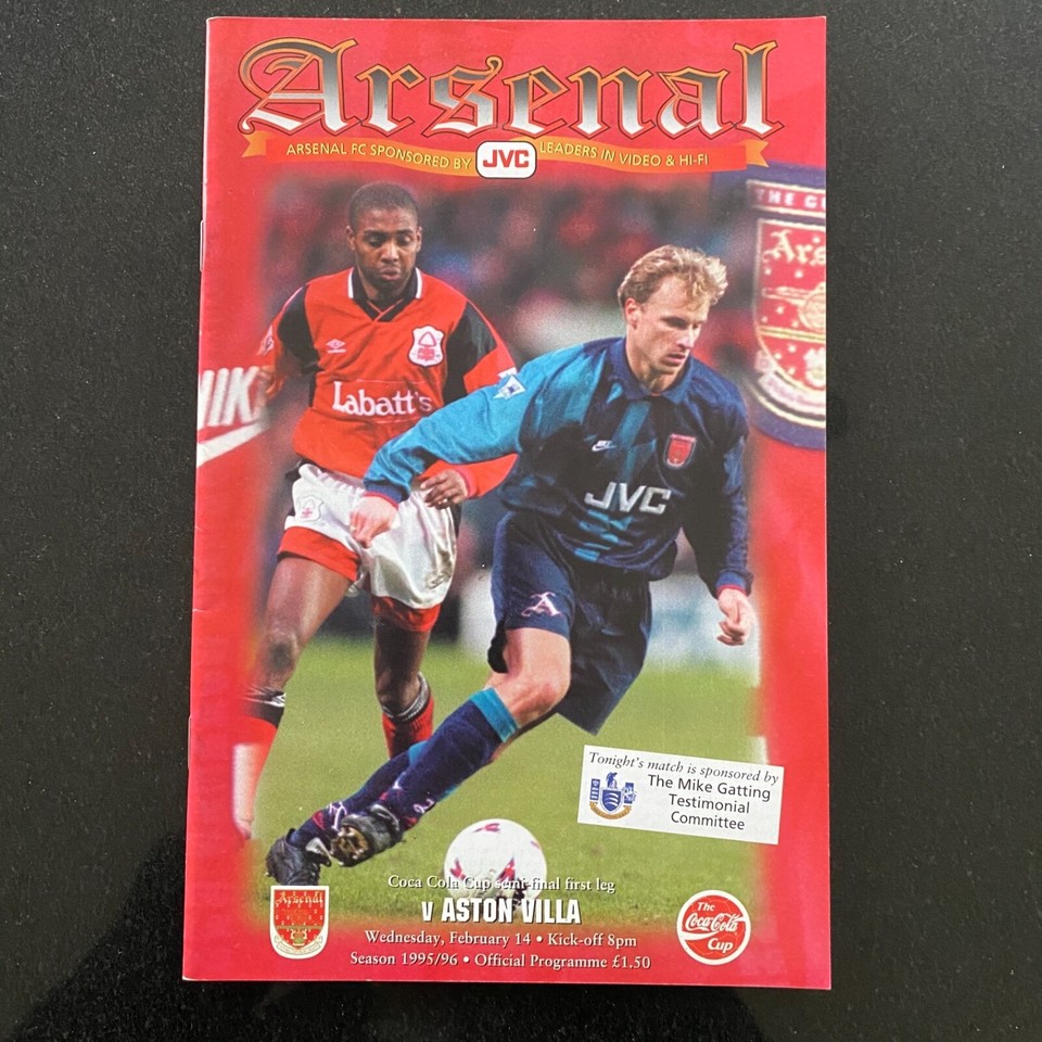 ARSENAL Football Programmes YOU CHOOSE 1993 96 97 98 99 2000 01 02 05 ...