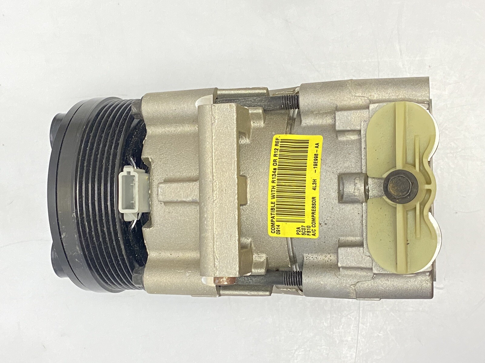 4L3H-19E998-AA A/C AC Compressor 6F1H-19D786-AA Compatible w/ R134a or ...