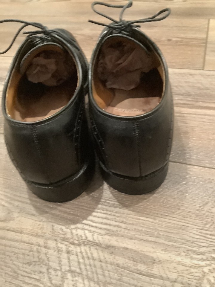 Allen Edmonds Kingsley Leather Split Toe Black Oxford Men's Size 10 D ...