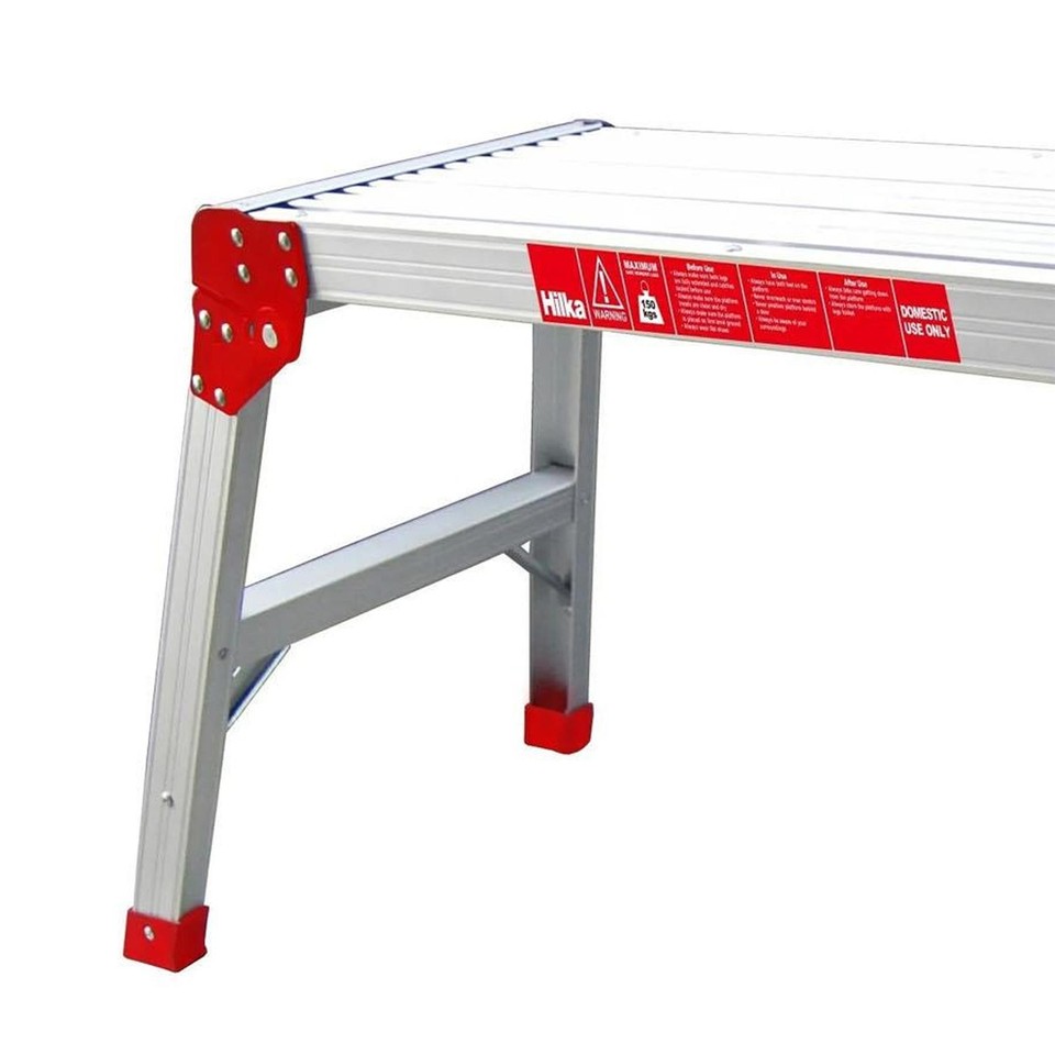 Aluminium Folding Work Platform Bench Hop Step Up Decorators Plasterers ...