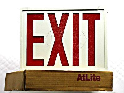 NEW ATLITE Cooper Industries 8SR1-8SP Incandescent Exit Sign w Bulbs | eBay