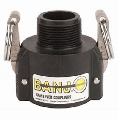 Banjo Poly Cam Lever Coupling 1" Female Coupler X 1" Male NPT - 100B | eBay