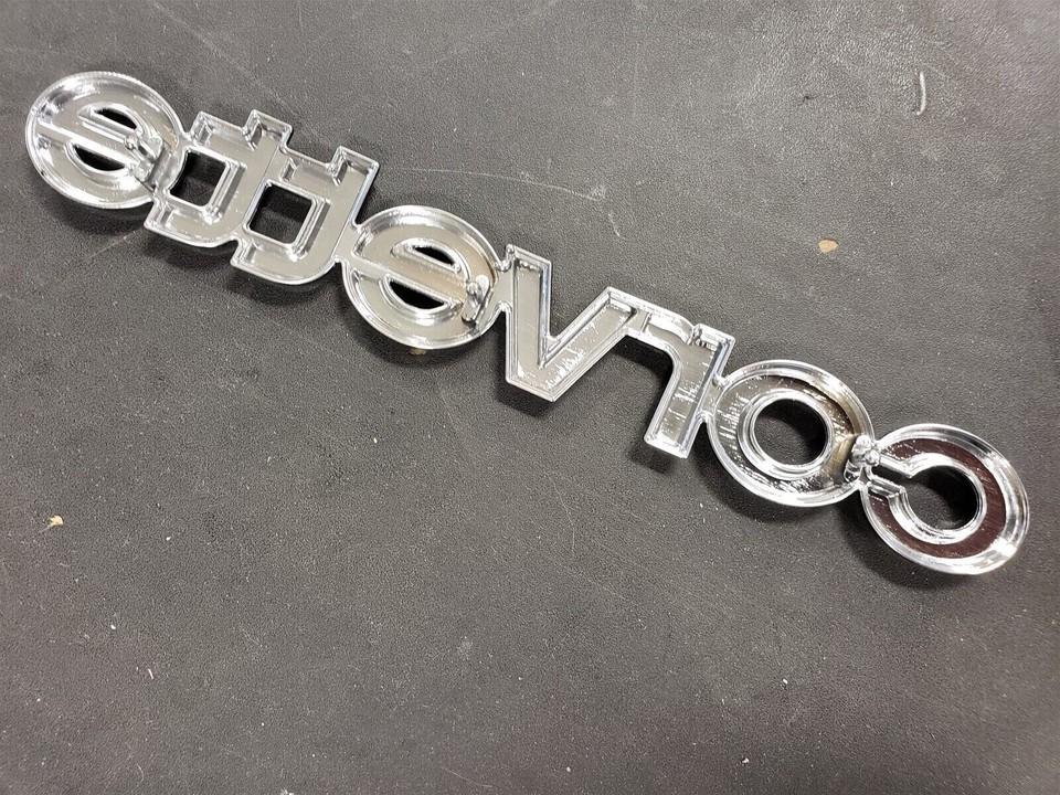 1Pcs For 1980-1982 Corvette C3 Rear Bumper Emblem Badge Script ...