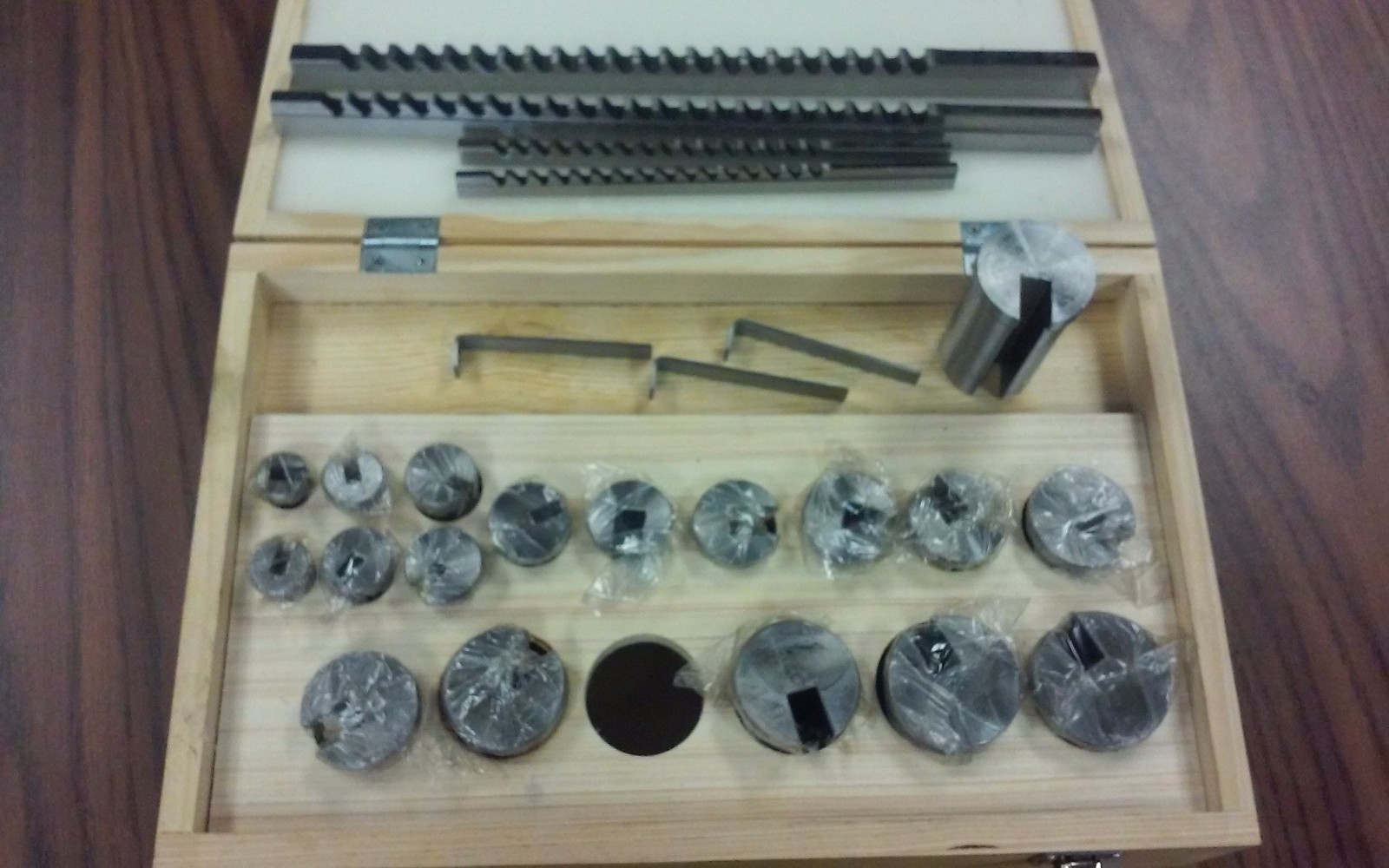 22pcs keyway broach bushing set HSS#4341 4 broach 18 bushing #Z-5100 ...