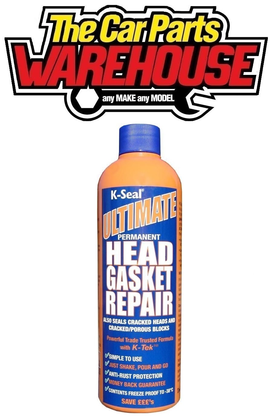 LARGE ULTIMATE K-SEAL PERMANENT HEAD GASKET REPAIR RUST PROTECTION ...