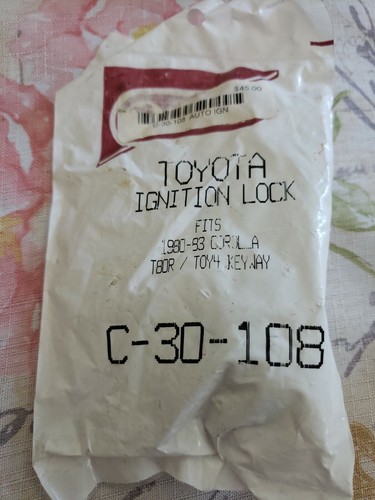 ASP C-30-108 Toyota Ignition lock with 2 keys. 1980-83 Corolla | eBay