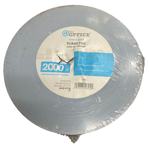 The Office Double Ticket Roll 2000 Count Blue Numbered | eBay