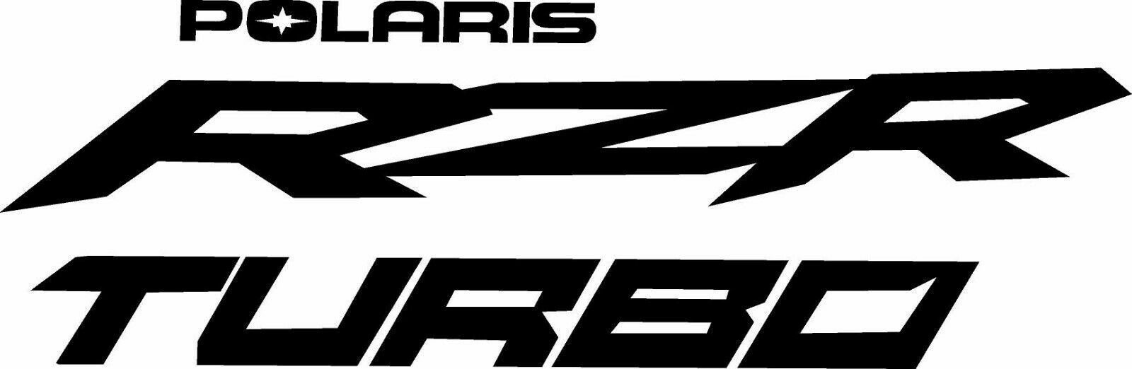 UNIVERSAL REPACEMENT EMBLEM STICKERS FOR POLARIS RZR XPT TURBO 900 ...