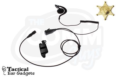 Quick Release Police Earpiece Owl Lapel Microphone MA-Com P7200 P5100 ...