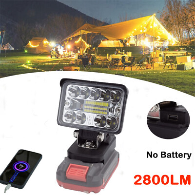 LED Work Light Suitable For Bauer 20V Li-Ion Battery w/Fast Charge Port ...