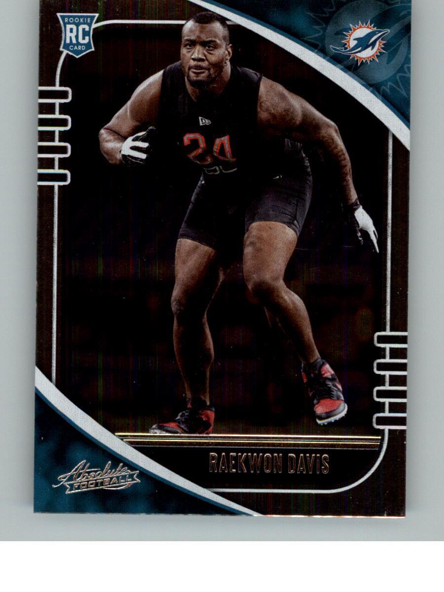 2020 Panini Absolute Raekwon Davis 188 RC Miami Dolphins Retail | eBay