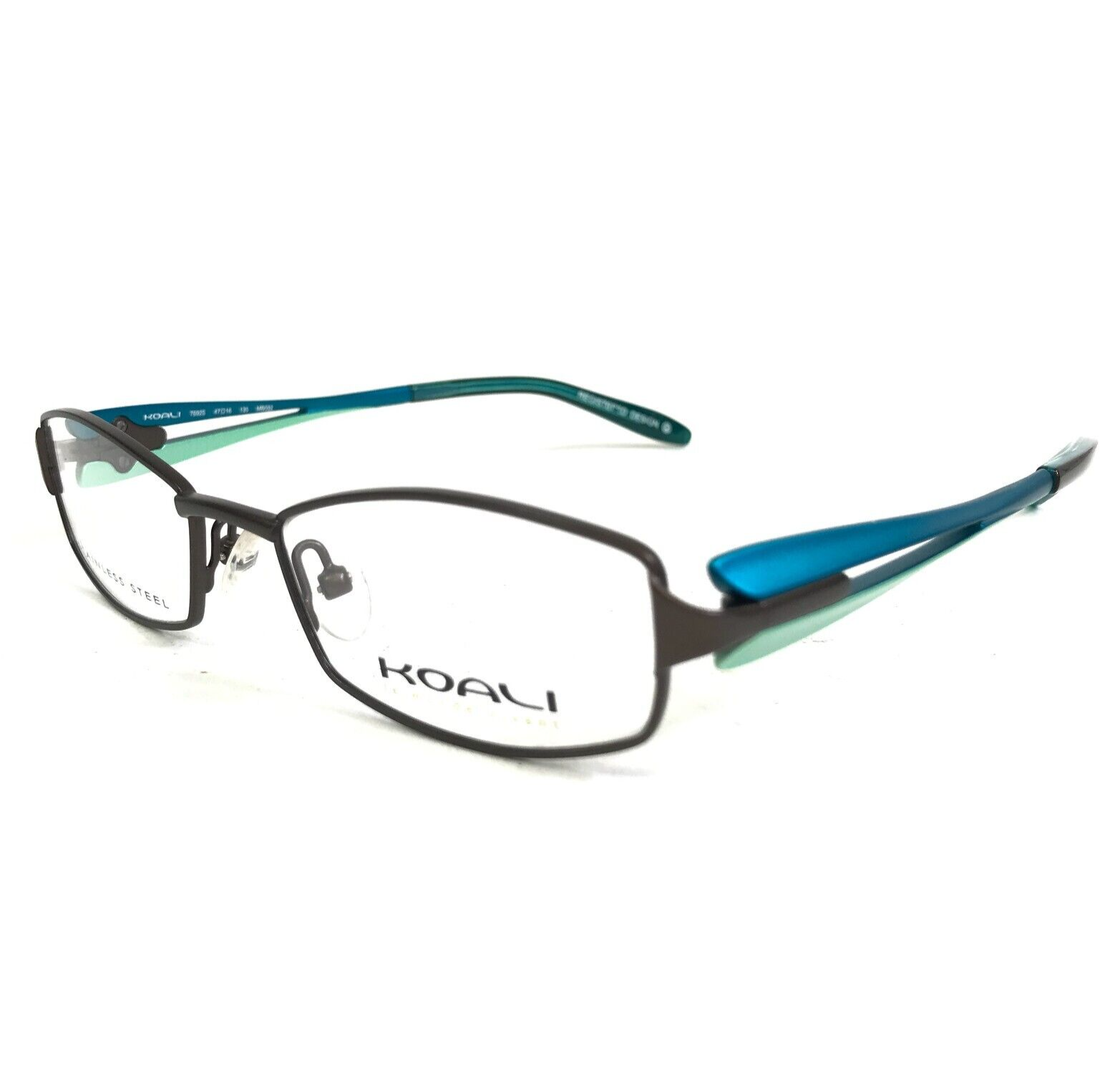 Koali Eyeglasses Frames Morel France 7592S MB032 Brown Blue Green 47-16 ...