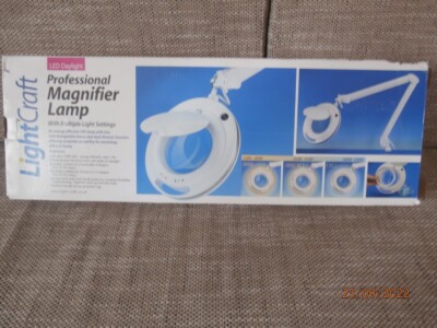 Lightcraft LED Magnifier Lamp - 3 / 5 Diopter LC9090LED | eBay UK