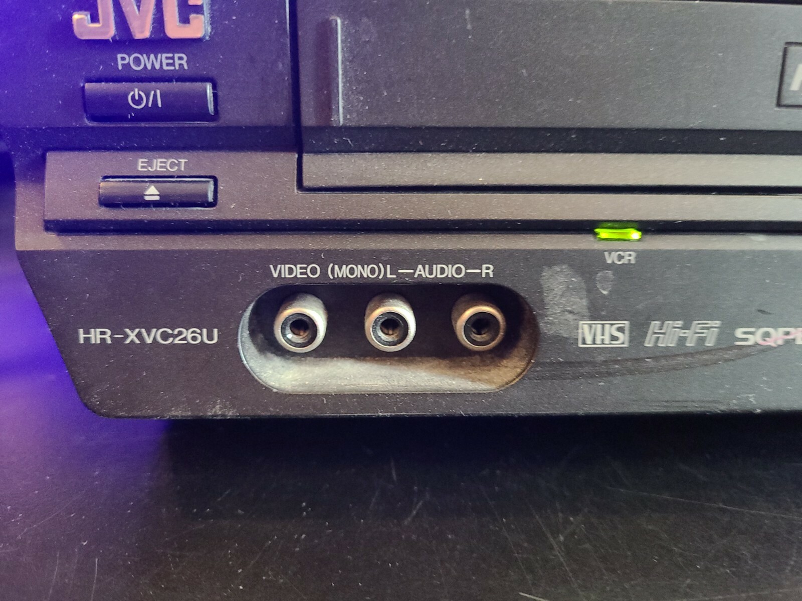 JVC HR-XVC26U DVD VCR Combo Player & Video Cassette Recorder NO Remote ...