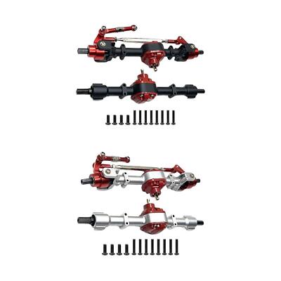 1:12 Scale RC Car Front and Rear Axle Set Replacement Accessory Metal ...